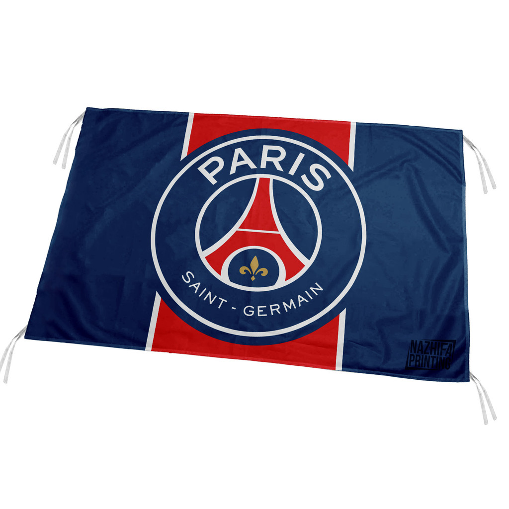 Paris Saint Germain PSG Club soccer flag, small-large sizes | Shopee ...