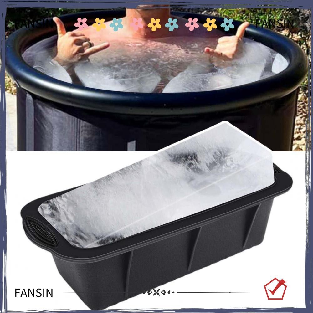 FANSIN Large Ice Grid Mould, Extra Large Ice Bath Ice Block Mold ...