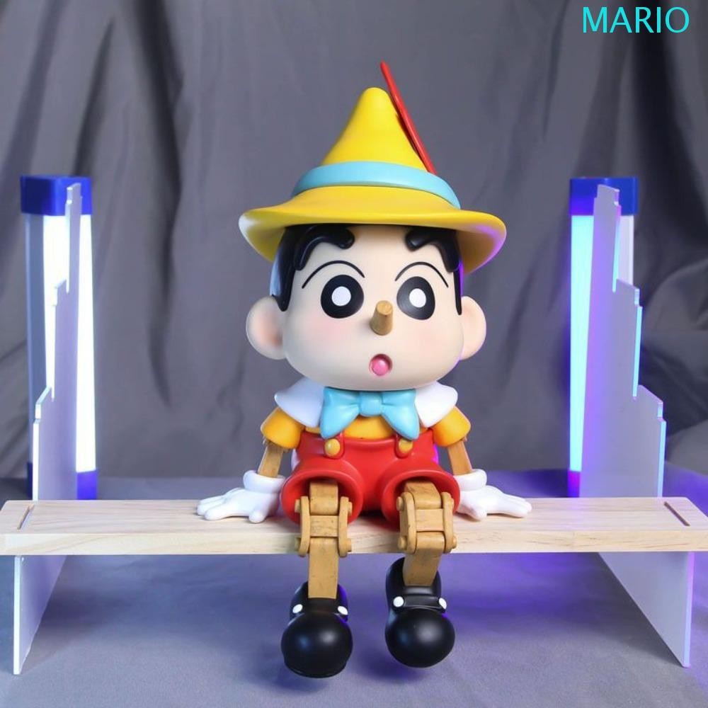 MARIO Crayon Shin-Chan Figure, Puppet Movable Joint Shinnosuke Nohara ...
