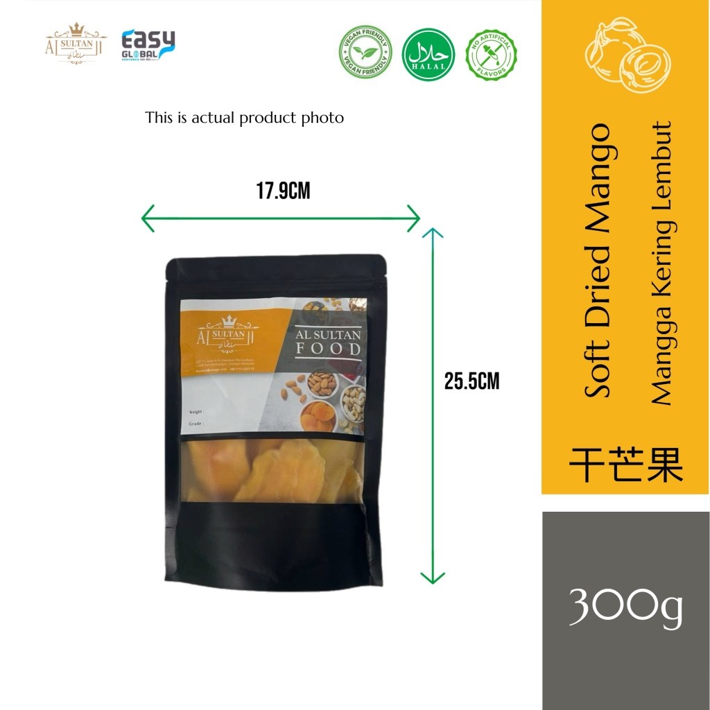 AlsultanFood Dehydrated Soft Mango Harum Manis Buah Mangga Harum Manis ...