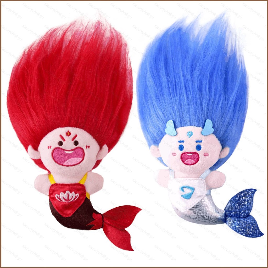 SY2 Ne Zha 2 Mermaid Plush Dolls gifts For Girls Home Decor Natra ...