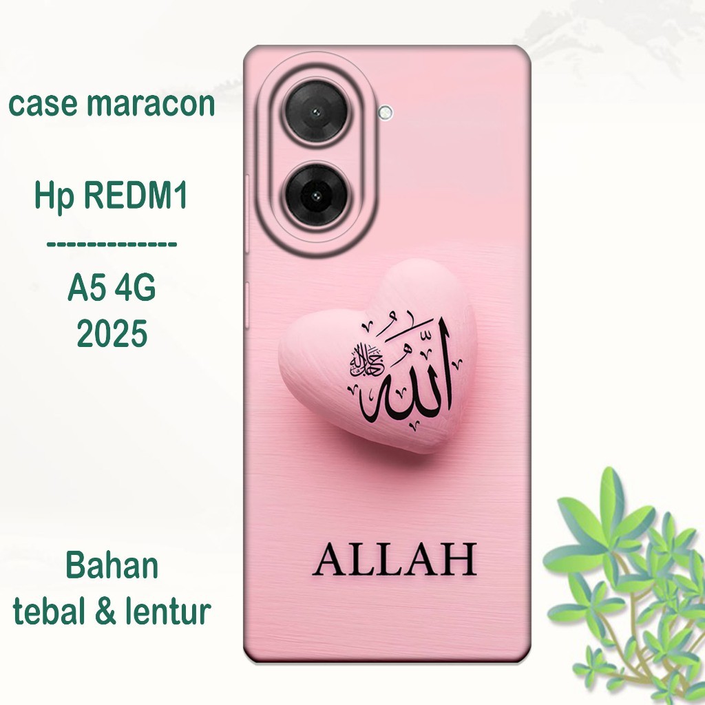 HITAM PUTIH Silicone XIAOMI REDMI A5 4G 2025 Case casing Hardcase ...