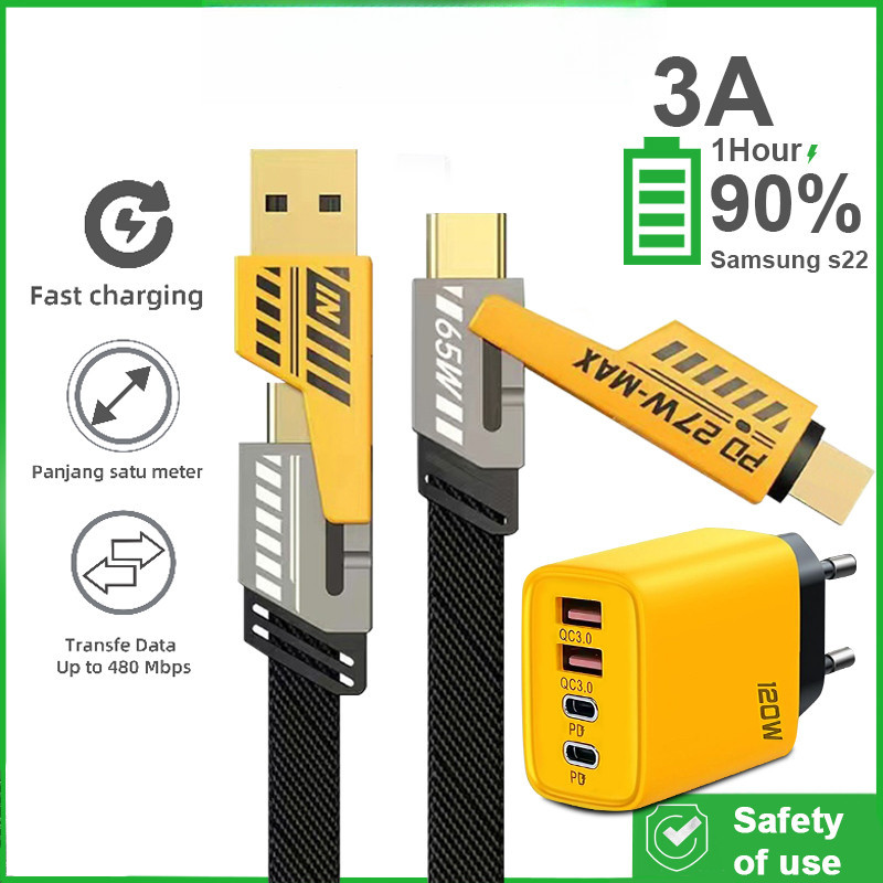 The Braided Wire Material Wear-resistant/Charging Head 120w Fast ...