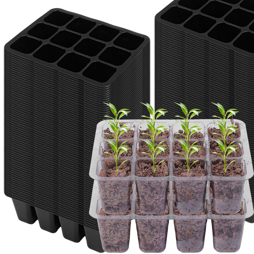 Universal 6-hole/12 Hole Seedling Pot - Good Transparency Seed Culture ...