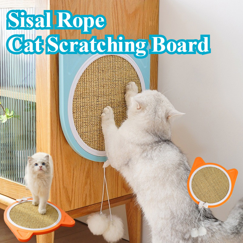 Sisal Rope Cat Scratching Board Non-shedding Cat Claw Board Cat Mat ...