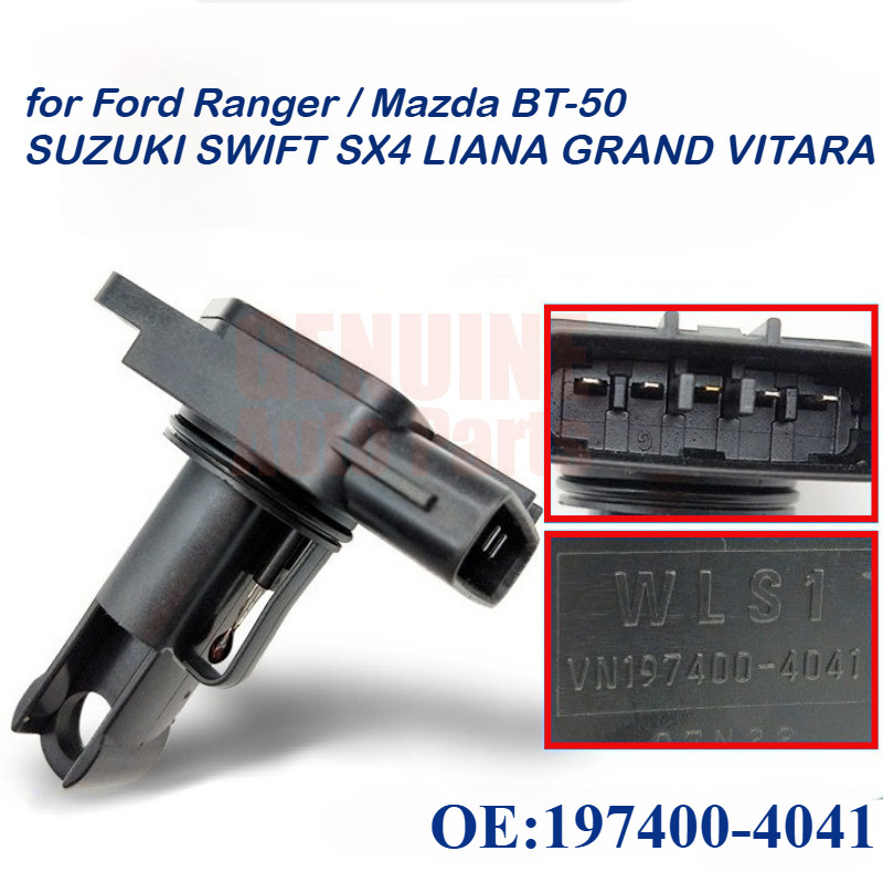 MAF Mass Air Flow Sensor for Ford Ranger Mazda SUZUKI SWIFT SX4 LIANA ...