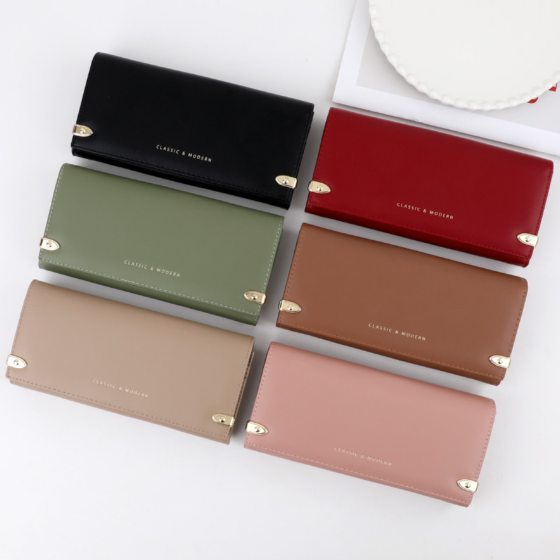 Fashion PU Leather Women Long Wallet Multi Card Case Large Capacity ...