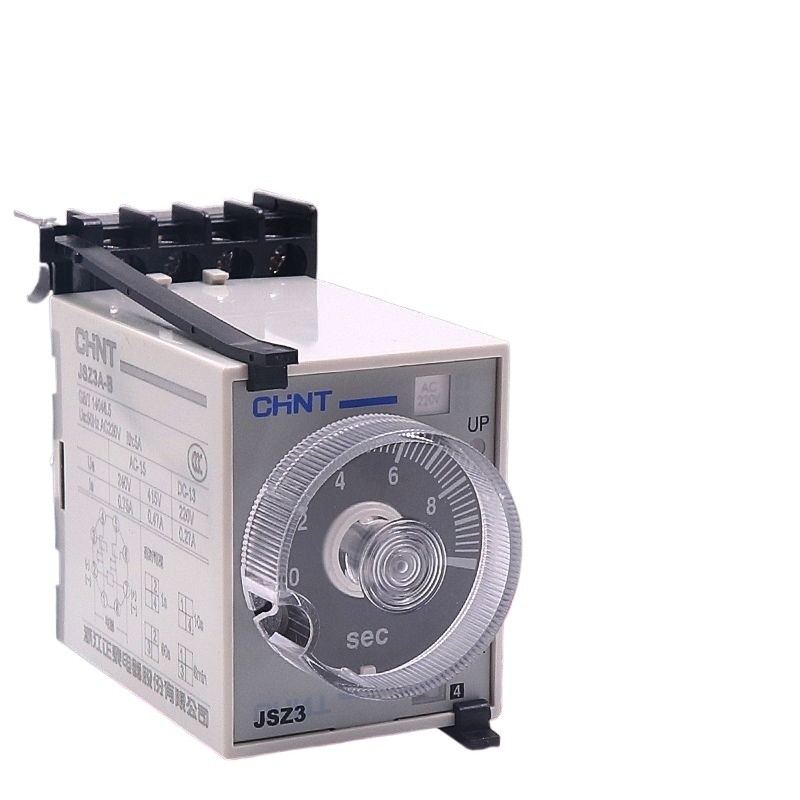 COD☆Chint time relay JSZ3A AC 220V delay DC 24V power-on adjustable ...