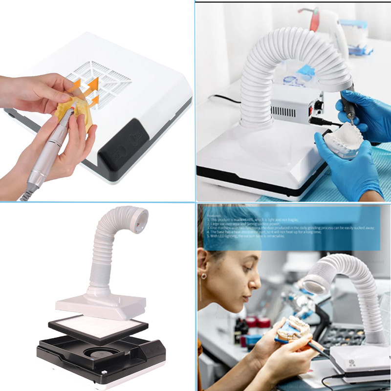 (In Stock)Dental Vacuum Cleaner Dust Collector Extractor LED Dental Lab ...