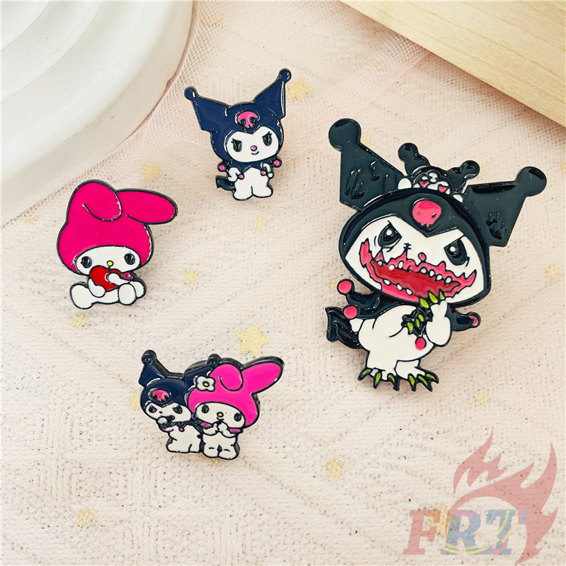 S-Cartoon Character Brooches 1Pc Doodle Enamel Backpack Button Pins ...