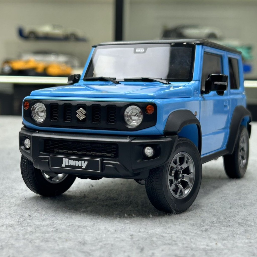 LCD Model 1: 18 Suzuki JIMNY JIMNY Blue Alloy Full Open Car Model ...