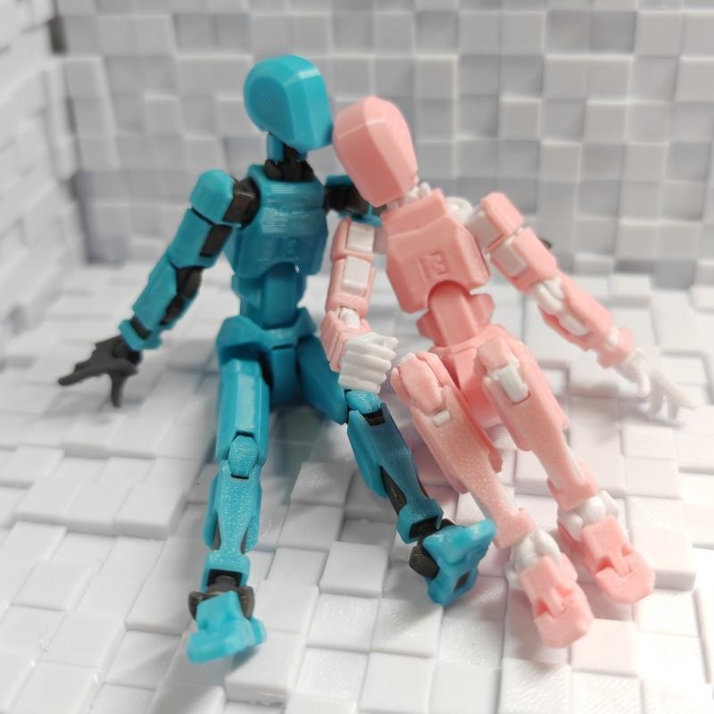 Action Figure Robot Toy Assembling multi-joint movable figure lucky ...