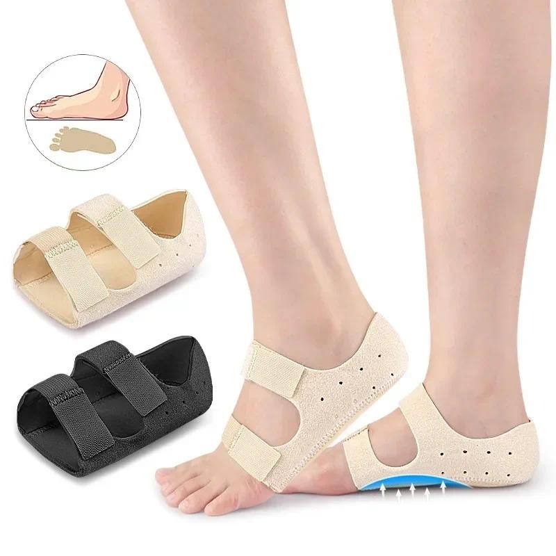 1Pair Foot Heel Pain Relief Sleeve Plantar Fasciitis Therapy Wrap Ankle ...