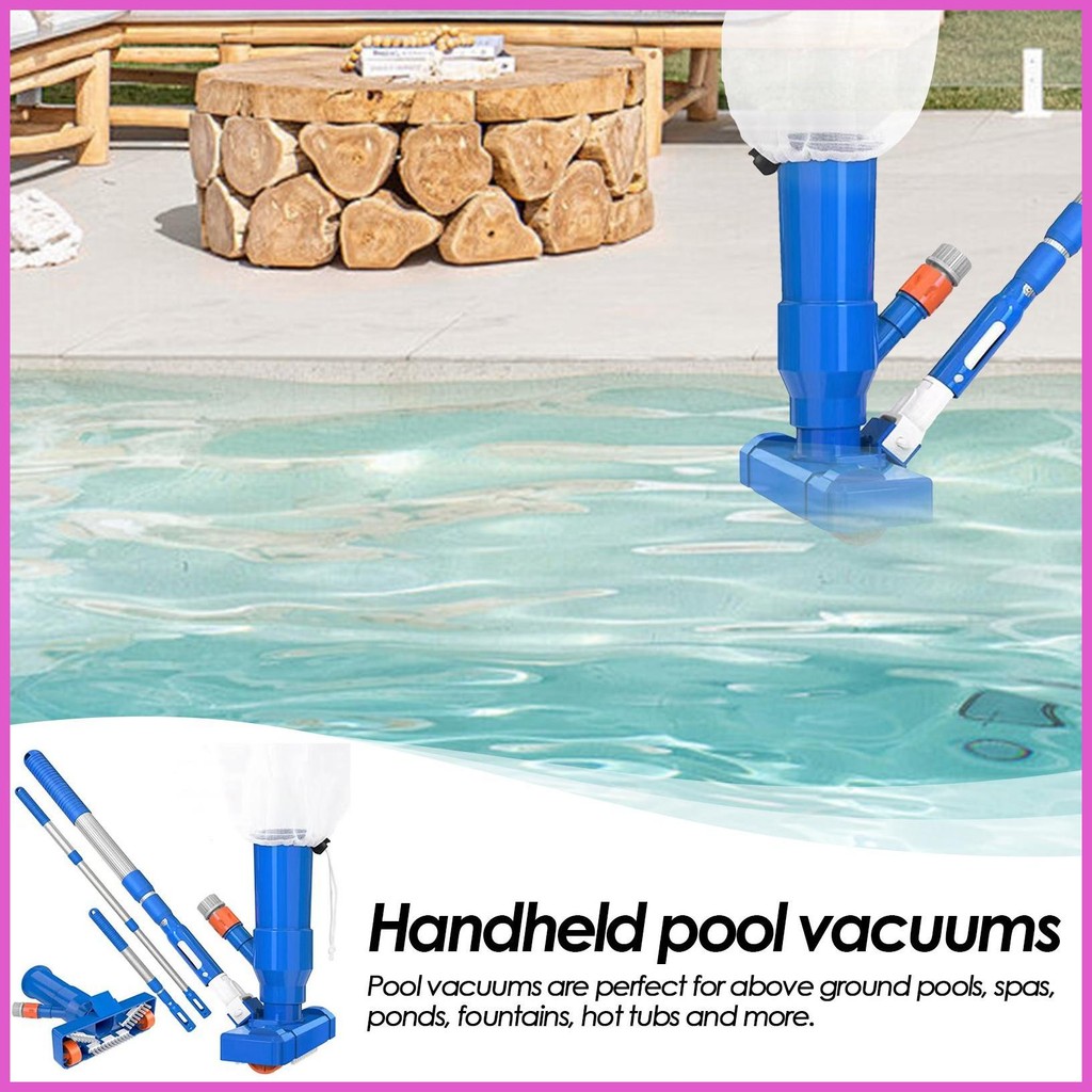 Ground Pool Vacuum Handheld Pool Vacuums Telescopic Pole Pool Vacums ...