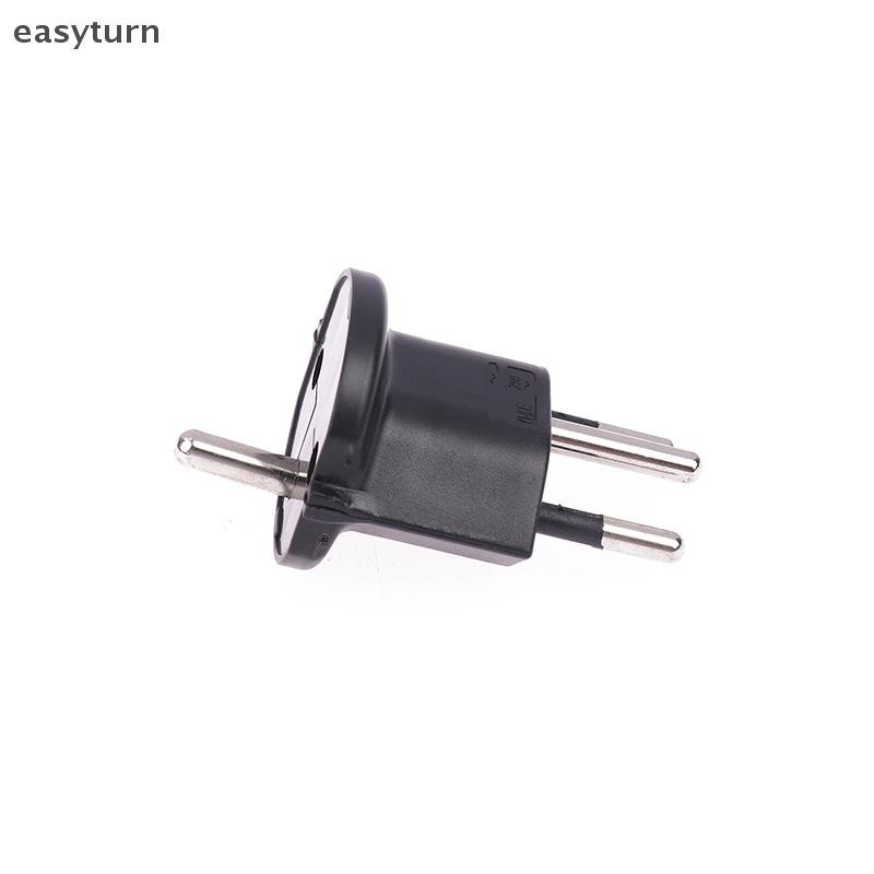 easyturn 1Pc Plug Travel Adapter Europe German TO Swiss Plugs 10A 250V ...
