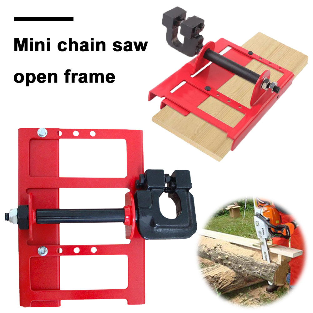 Chainsaw Mill Vertical Lumber Cutting Guide Steel Portable Sawmill Tool ...