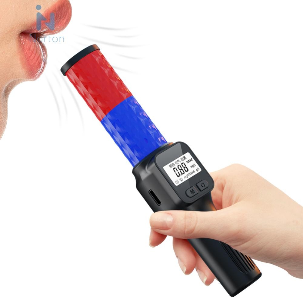 Handheld Wearable Alcohol Analyzer LCD Display Portable Alcohol Digital ...