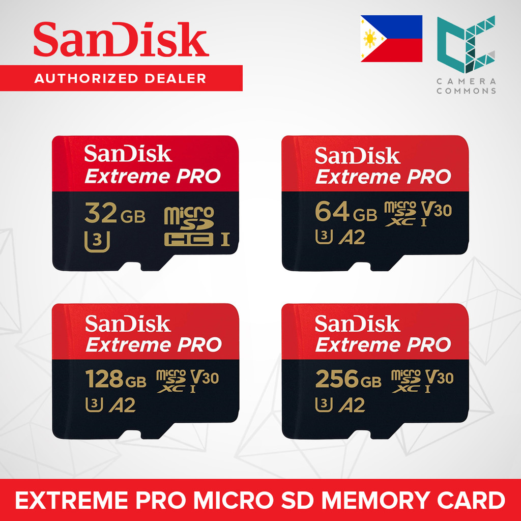 SanDisk Extreme Pro Micro SDHC SDXC Memory Card microSDXC V30 UHS-1 U3 ...