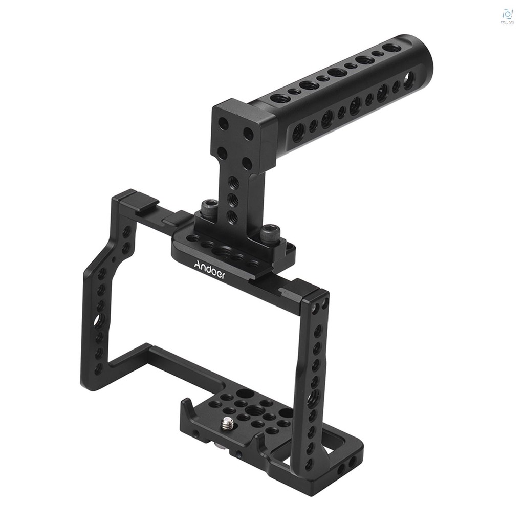 Top ⭐ Camera Cage Andoer G85 Aluminum Alloy Camera Cage + Top Handle ...