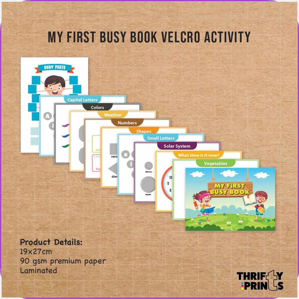 My[Up}First;J=Busy.MO#Book]st#Laminated]jy#With]pY#Velcro]pL#Learning ...