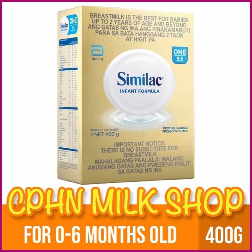 Similac>b?400G[K#(0-6~l?months) | Shopee Philippines