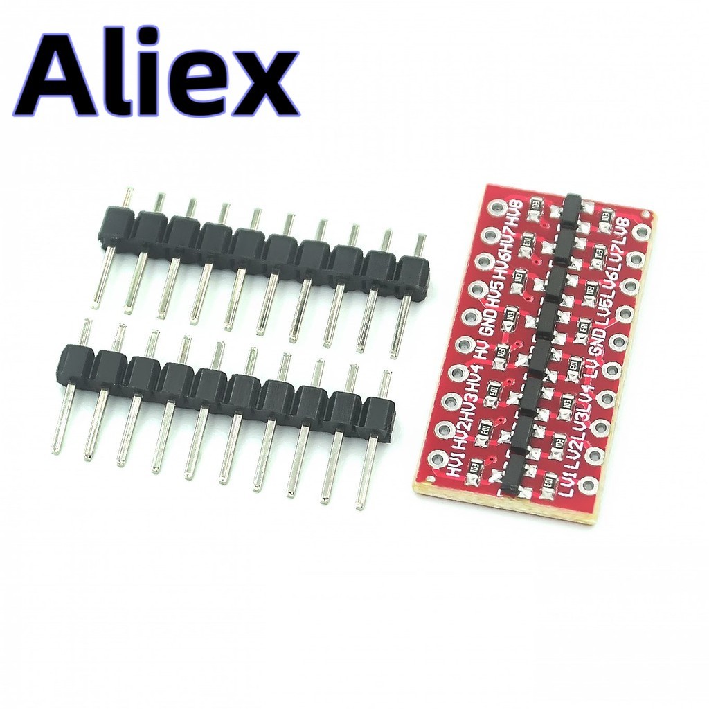 I2C IIC 8 Channel Logic Level Converter Module Bi-Directional Module Step Up 3.3V To 5V | Shopee ...