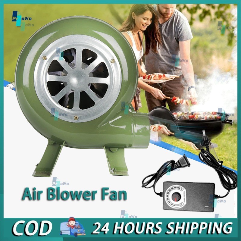 80W Air Blower Fan Stove With Speed Controller Adjustable AC 220V DC12V ...