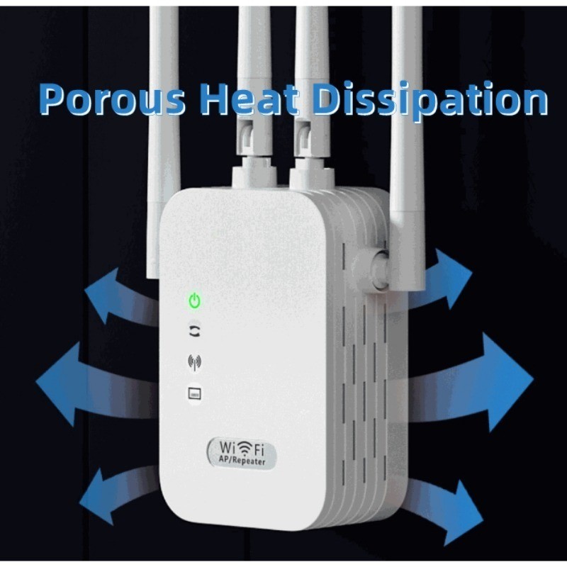 New 4 Antenna Wifi Repeater 300Mbps Fast Speed WiFi Range Extender 2.4G ...