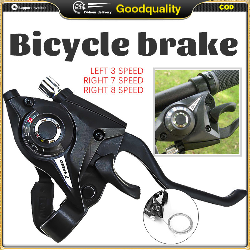 Shimano Bike Brake Shifter Lever Set 3x8 Speed MTB Bike Left & Right ...