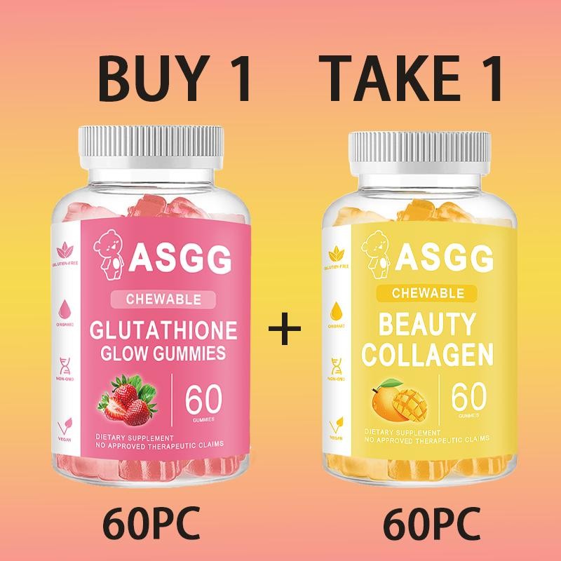 【Buy 1 Take 1 】ASGG Glutathione Glow Gummies Chewable Key Component In ...