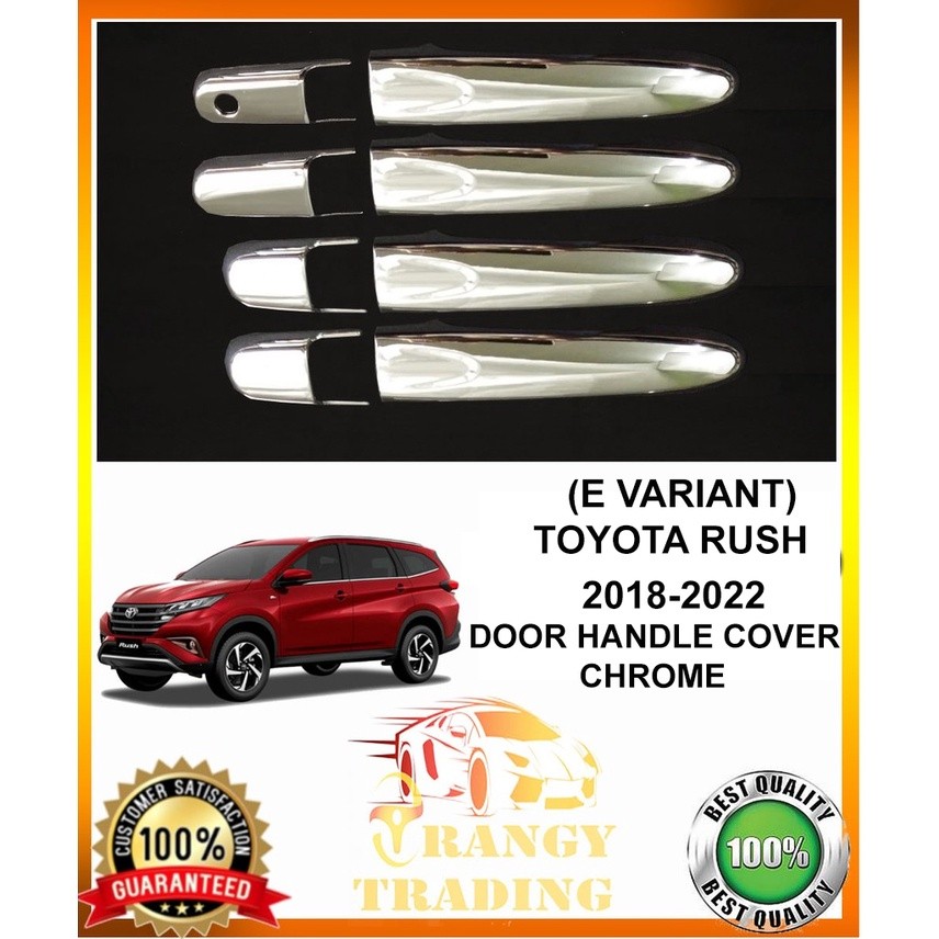 Toyota Rush 2018 to 2025 E VARIANT Door handle cover chrome 2019 2020 ...