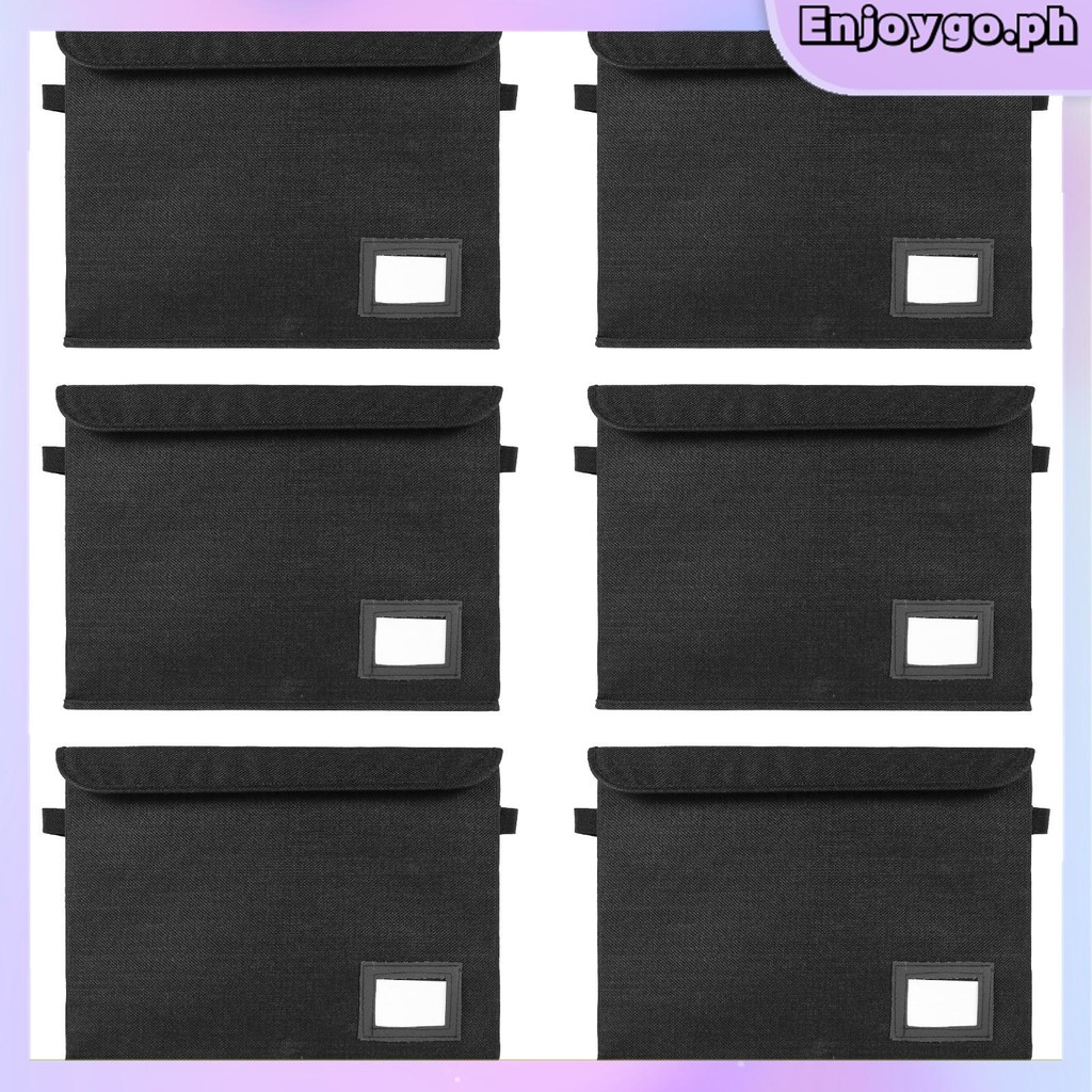 6 Pcs Comic Book Storage Box Collapsible Comic Short Box with Handles ...