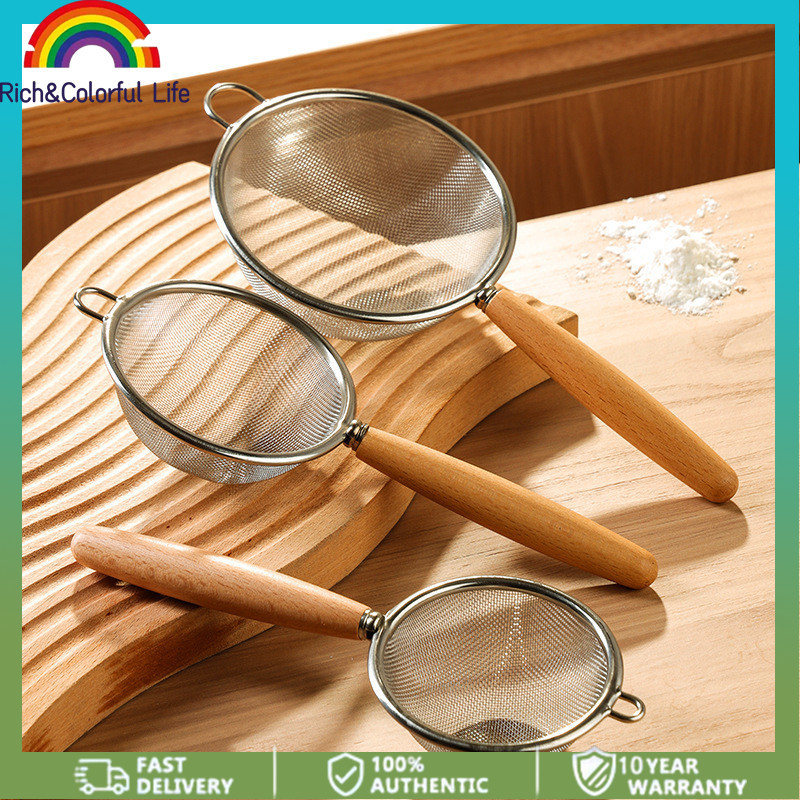 7cm Flour Sifter 304 Stainless Steel Kitchen Soy Milk and Juice ...