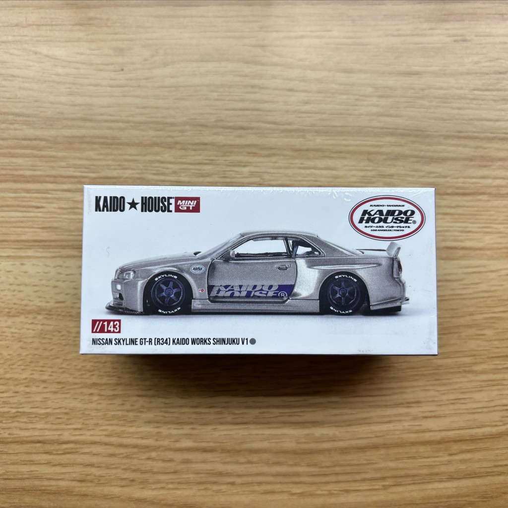 KAIDO HOUSE x MINI GT - NISSAN SKYLINE GT-R (R34) KAIDO WORKS SHINJUKU ...