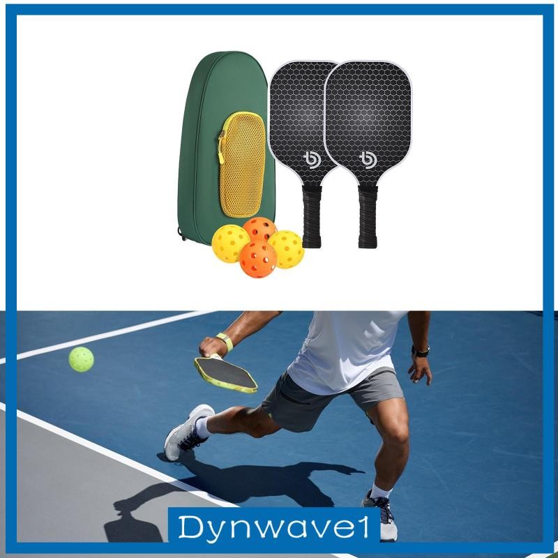 [Dynwave1] 2Pcs Pickleball Paddles Pickleball Racquets Portable ...