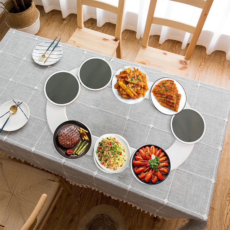 GMARTY Rotag Dining Table Tray Non Skid Lazy Susan Convenient Rotag ...