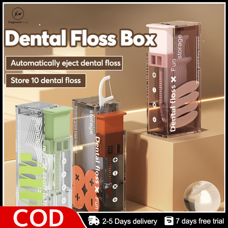 Portable Dental Floss Box Automatically Pops Out Dental Floss Storage ...