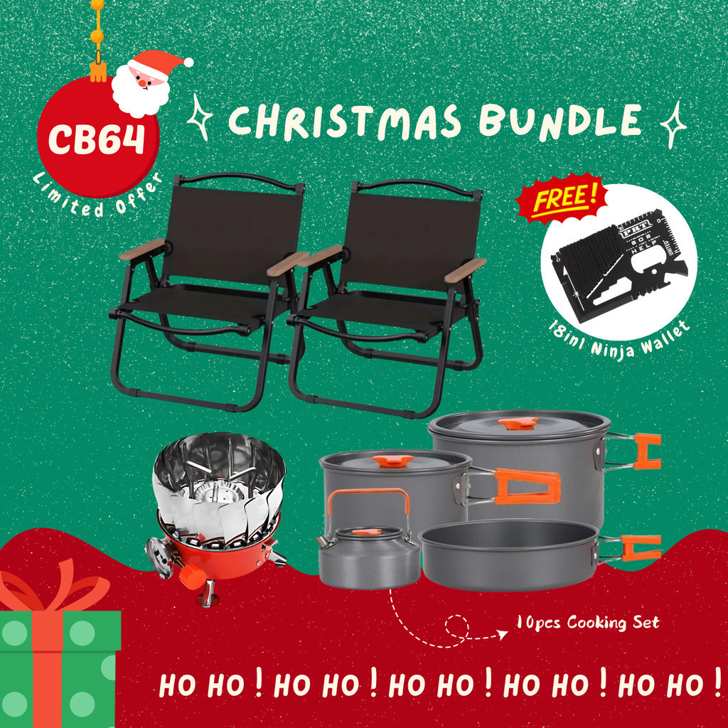 BSP Happy Campers PH Campers PH Cooking Set with Camping Chair Bundle ...