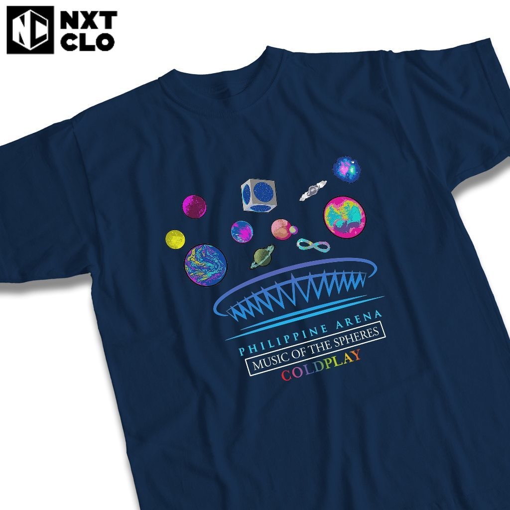 COLDPLAY SHIRT - MUSIC OF THE SPHERES ( PHILIPPINE ARENA ) FOR MEN AND ...