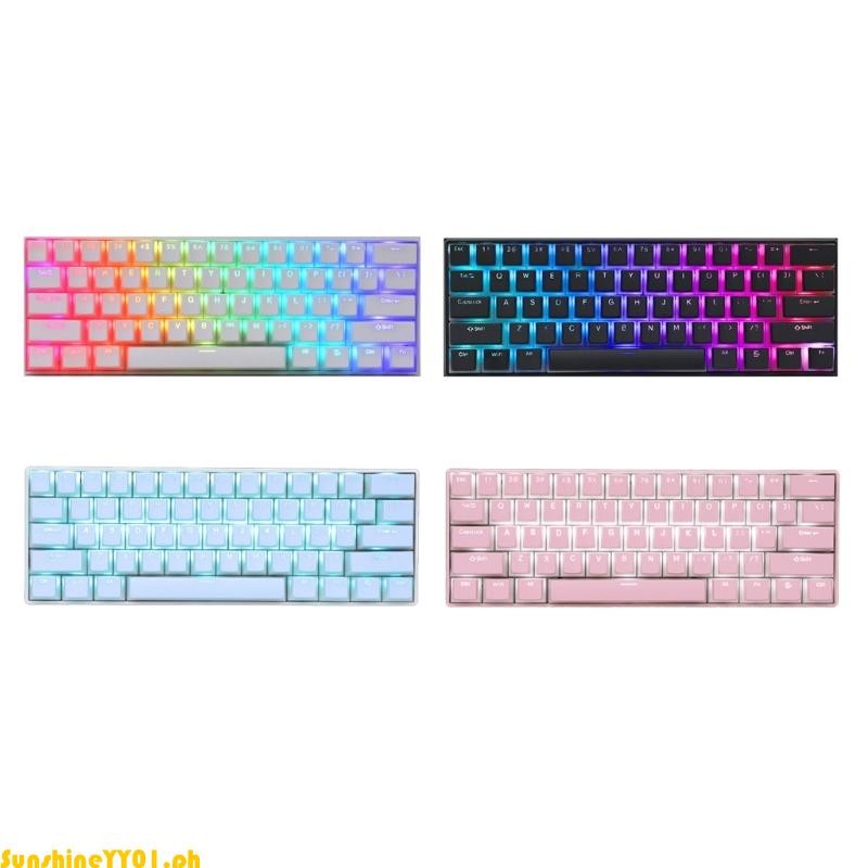 SUN 130 Keys Keycaps OEM Profile PBT Double Shot Keycap For Mx Switch ...