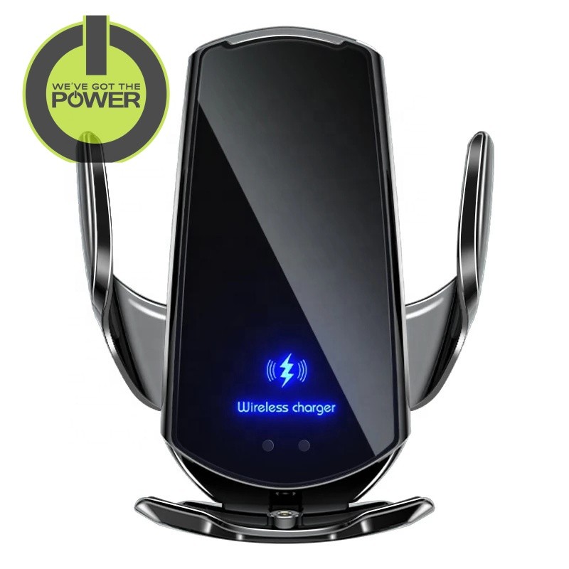 Q3 Wireless Charger 15W Automatic Clamping Smart Infrared Sensor Qi GPS ...