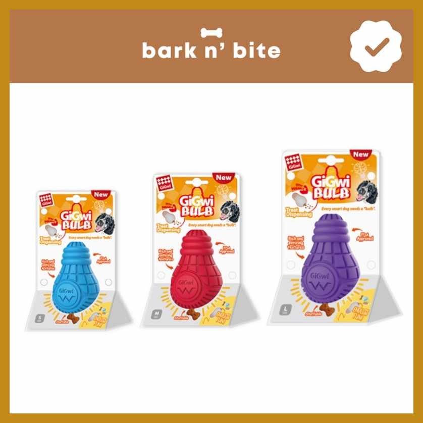 Gigwi)K/Bulb$Yp/Dog$ya/Chew$w/Toy$p/Treat$d/Dispensing$r/Puzzle$z/Kong (Food-Grade Rubber ...