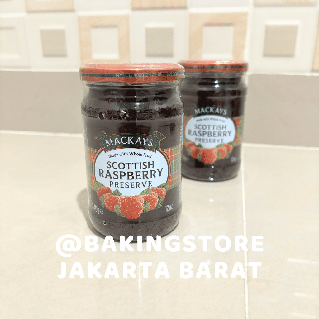 Mackays Scottish Raspberry Preserve 340 gr | Raspberry Jam | Shopee ...