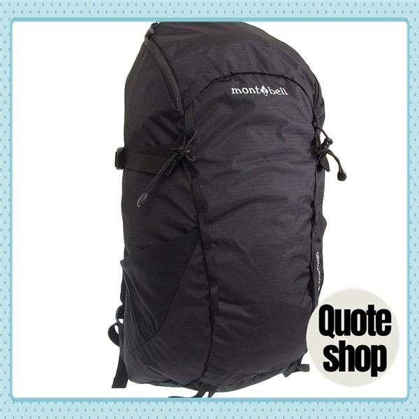Mont-bell bag men's women's backpack rucksack backpack nylon black ...