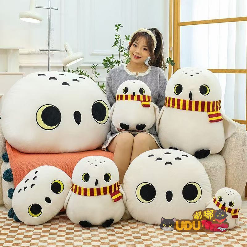 Cute Heidewei Plush Toy Harry Potter's Same-Style Hedwig Doll Fun Owl ...