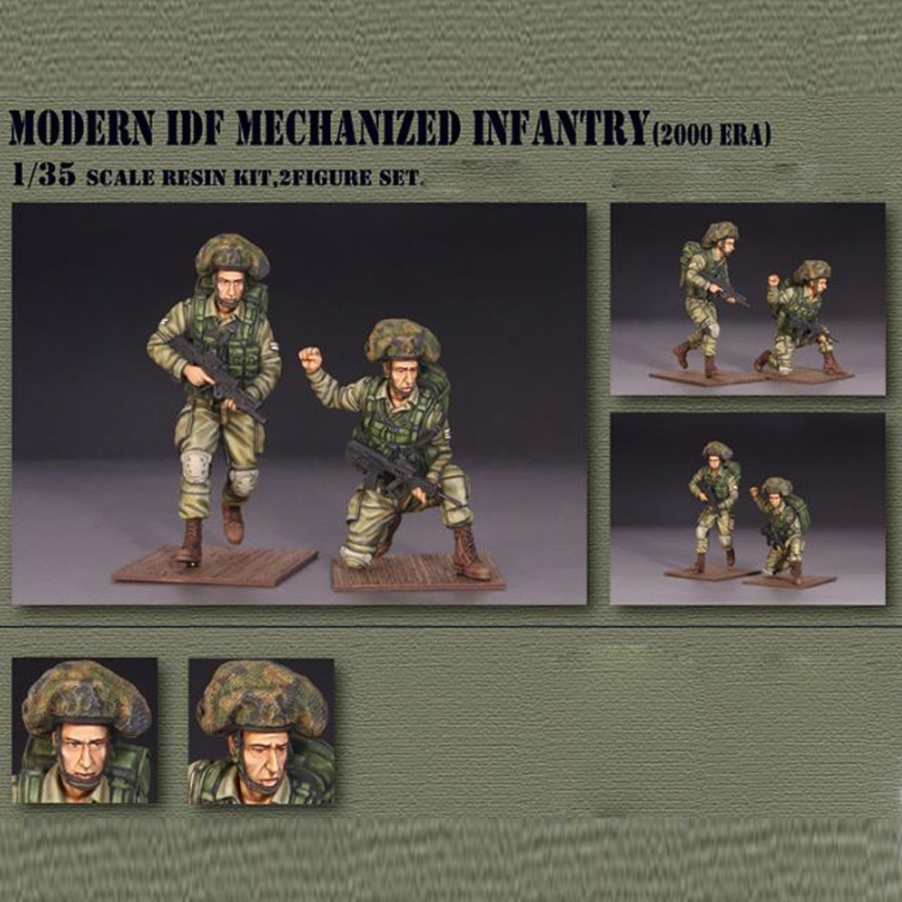 1/35 Modern IDF Mechanized Infantry 2000 Era, Resin Model figure ...