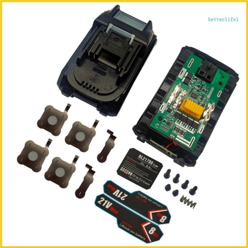 BTM Strength Plastic Shell For 18V BL1830 BL1890 Batteries Case Holder ...