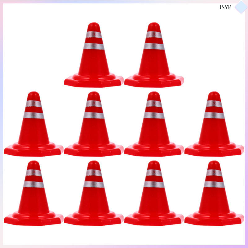 20 Pcs Impossible Cone Road Sandbox Barricades Signs Table Plastic ...