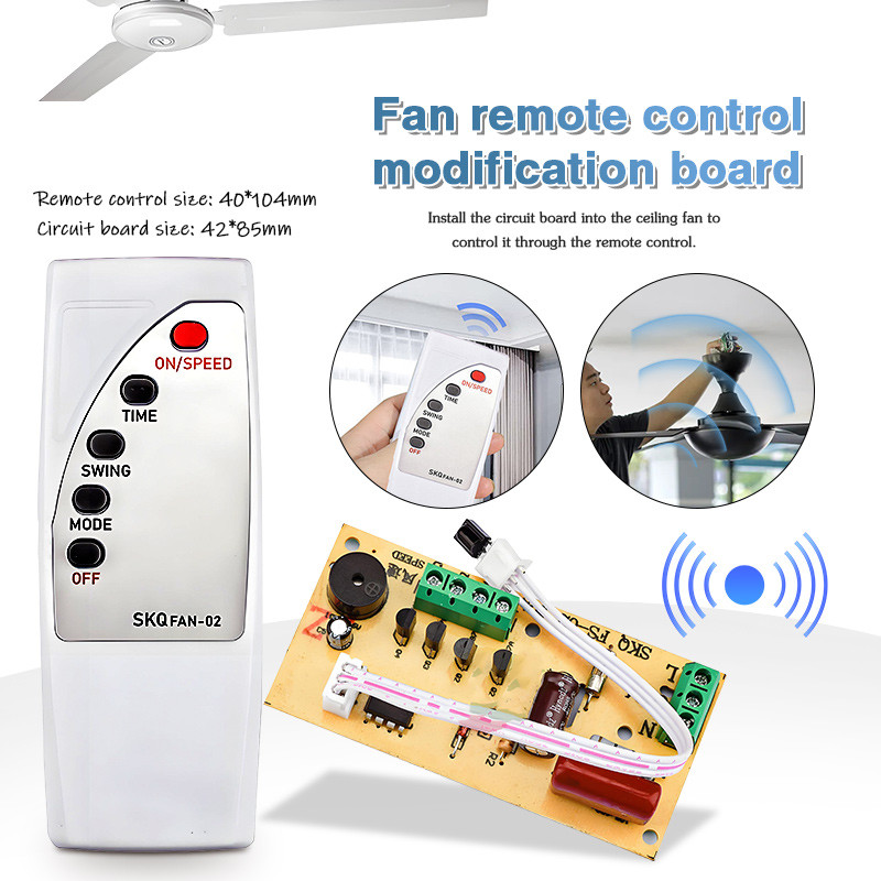 Fan Remote Control Modification Board Circuit Board Universal Fan ...