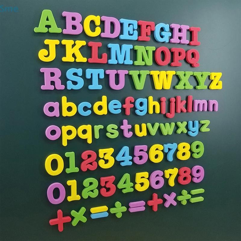 [Sme] Magnetic Letters Numbers Alphabet ABC 123 Fridge Magnets Plastic ...